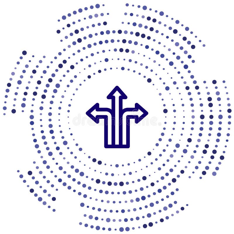 Directions Symbol Long Shadow Icon. Simple Glyph, Flat Vector Of Web ...