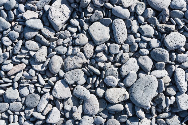 Directly Above Shot of Pebbles on a Beach Stock Image - Image of ...