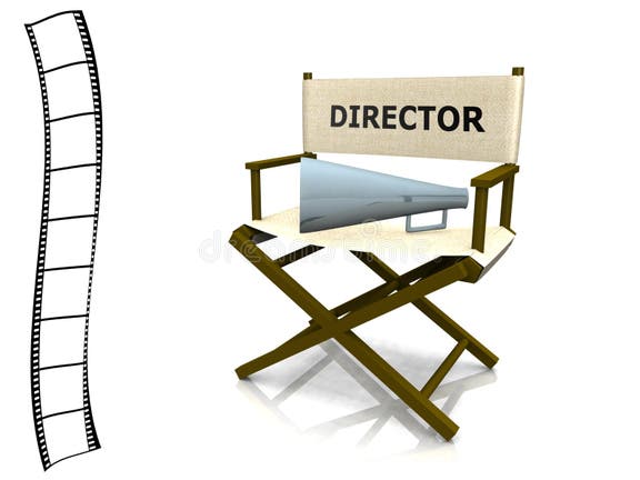 Reel Director Chair Stock Illustrations – 4,556 Reel Director Chair ...