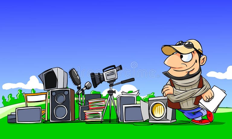 Movie Director Cartoon Stock Illustrations – 5,395 Movie Director ...