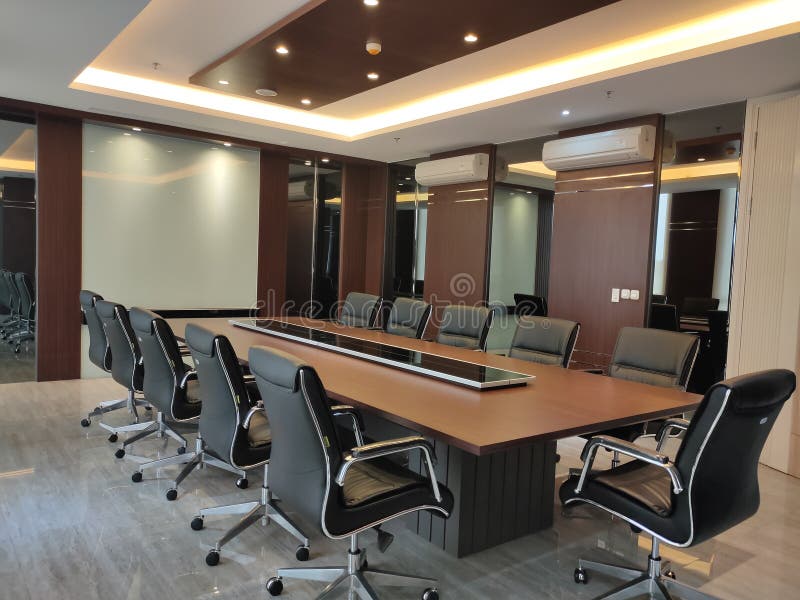 Director Meeting Room stock image. Image of ceiling - 200404243