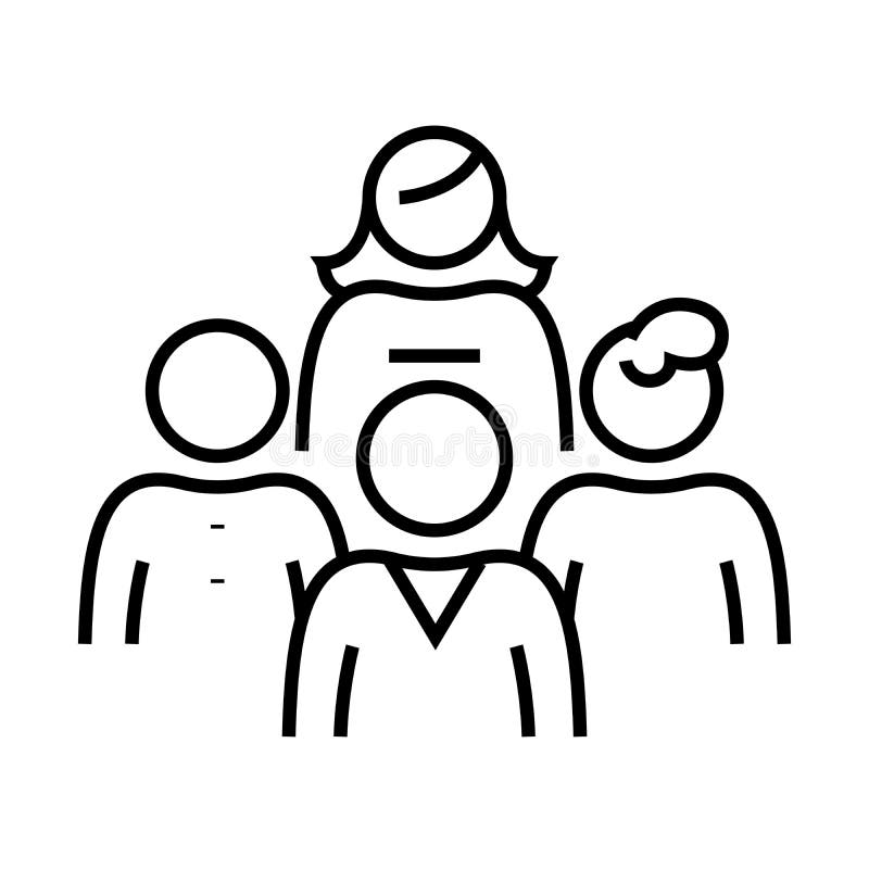 Director Requirements Line Icon, Concept Sign, Outline Vector ...