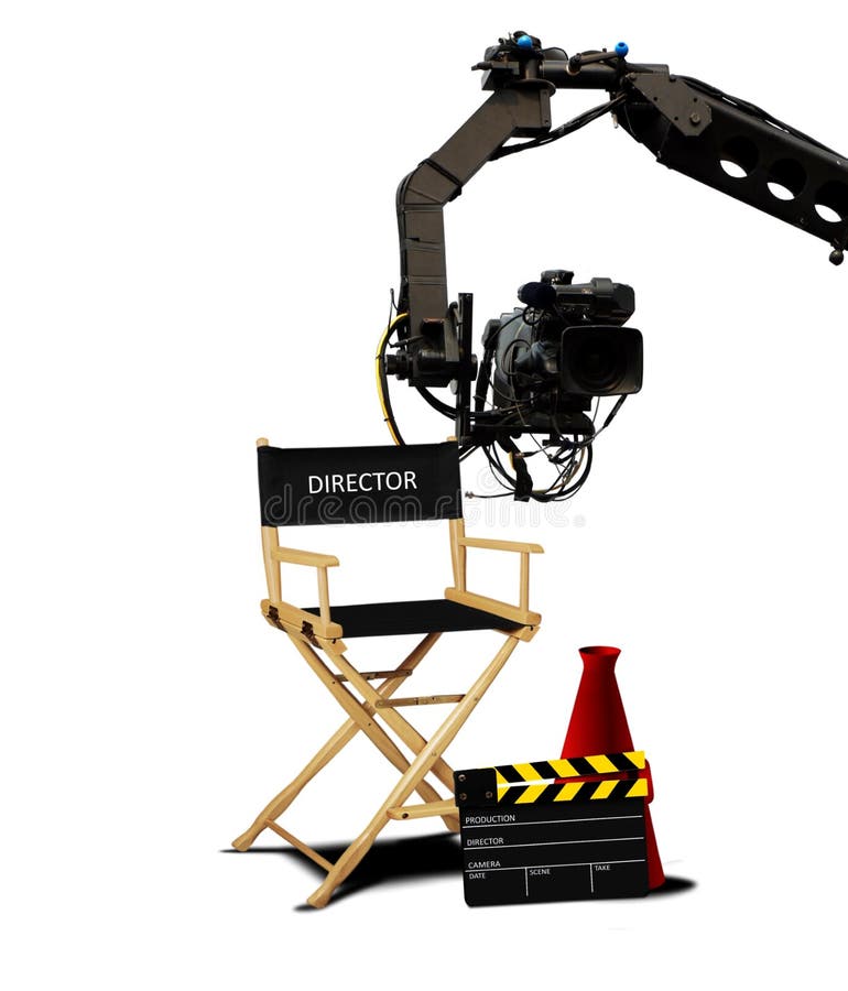 Director Seat and Movie Making Equipment Stock Image - Image of camera ...