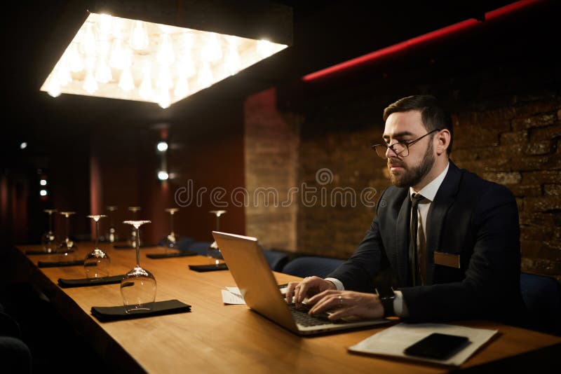 Director at work stock image. Image of adult, owner - 137024013