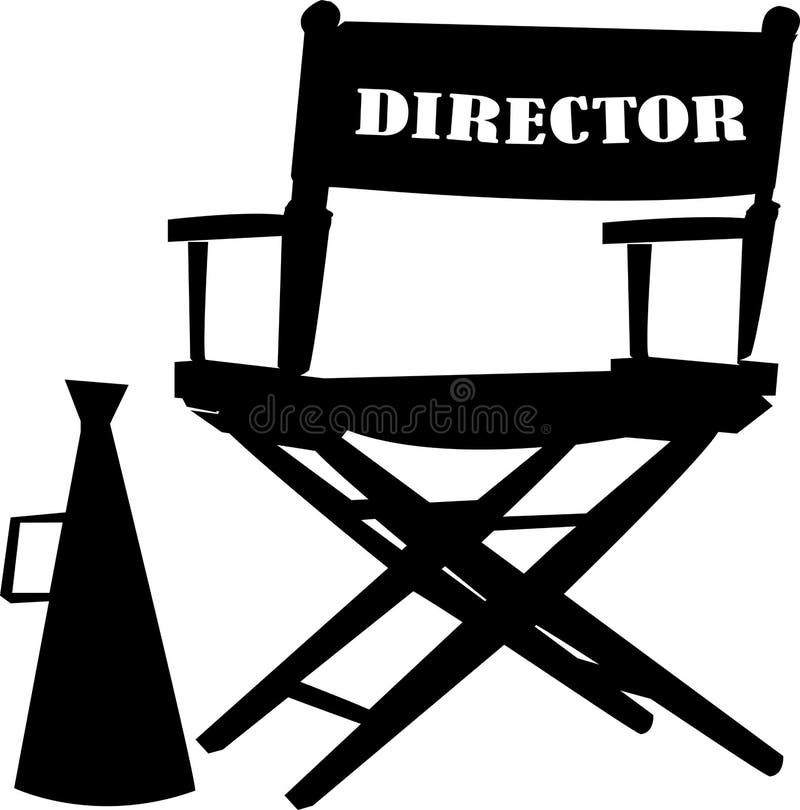 Directors chair stock vector. Illustration of director - 16441497