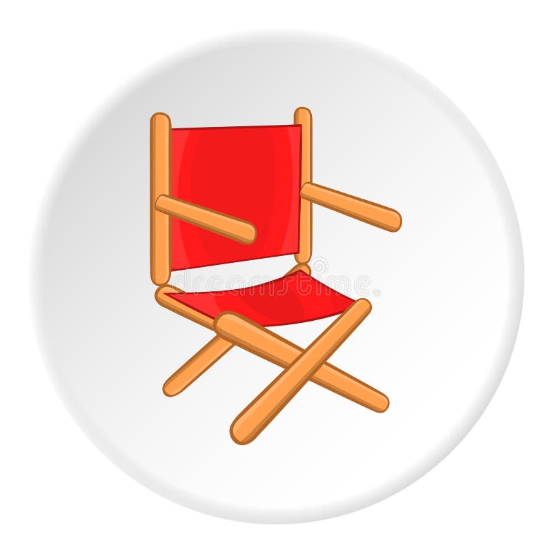 Directors Chair Icon, Cartoon Style Stock Vector - Illustration of ...