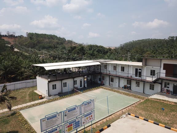 Directors and Staff Offices Built Using Modular Boxes Stock Image ...
