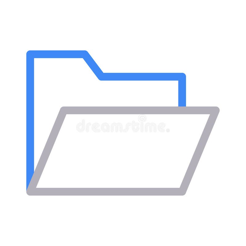 Directory Colour Line Vector Icon Stock Illustration - Illustration of ...