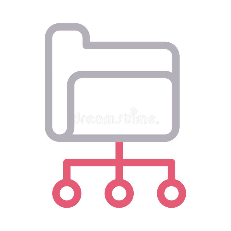 Directory Colour Line Vector Icon Stock Vector - Illustration of ...