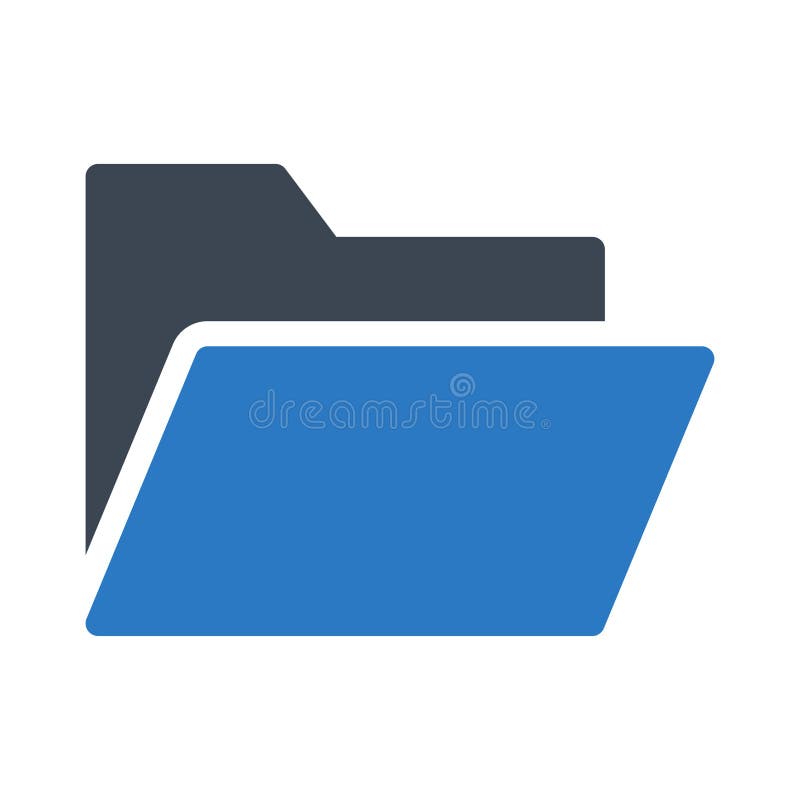 Directory Glyph Colour Vector Icon Stock Vector - Illustration of ...