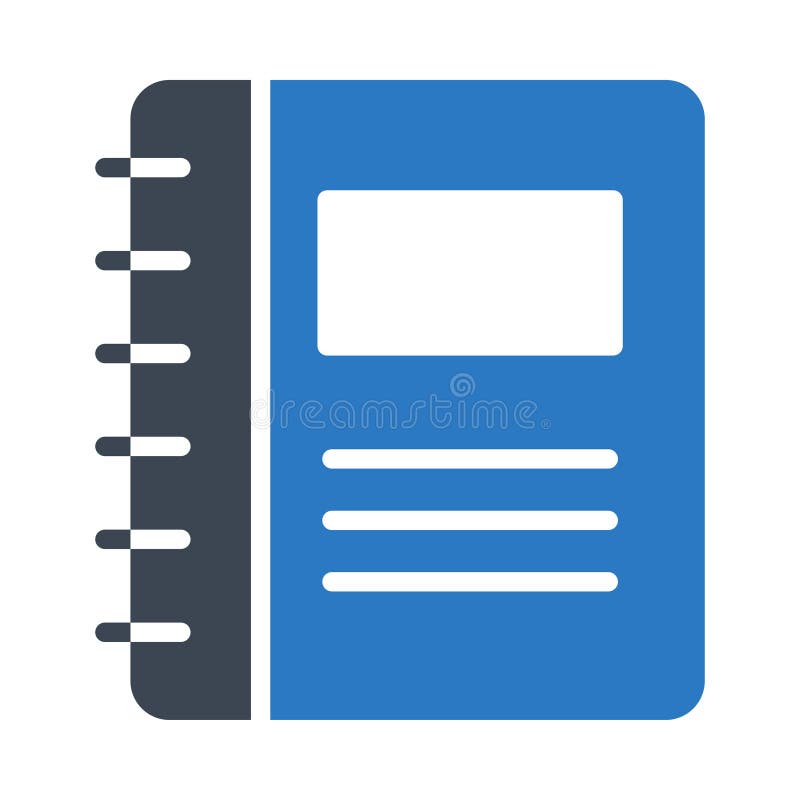 Directory Glyph Flat Vector Icon Stock Vector - Illustration of mobile ...