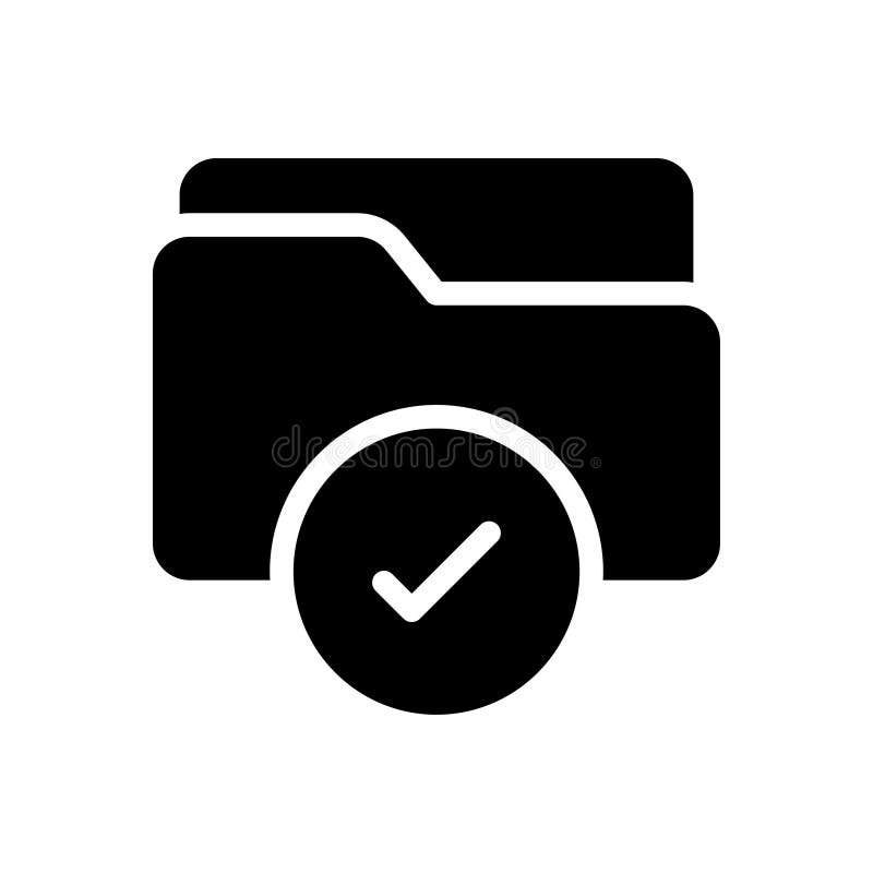 Directory Vector Glyph Flat Icon Stock Vector - Illustration of premium ...