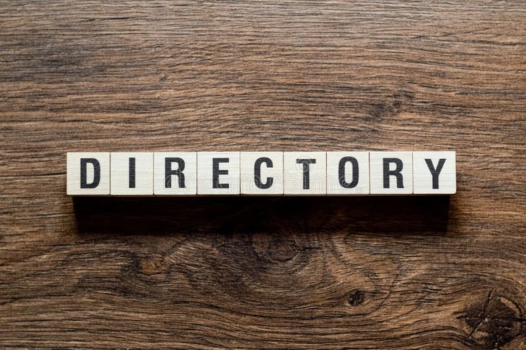 Directory - Word Concept on Building Blocks, Text Stock Image - Image ...