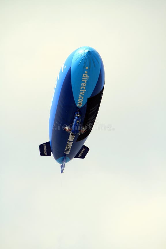 Directv Blimp over NYC. editorial photo. Image of airship - 19962826