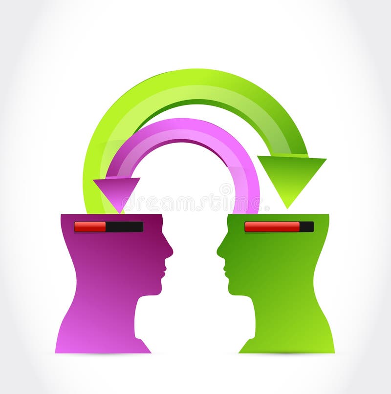 Conception D'illustration De Transfert De L'information Illustration ...