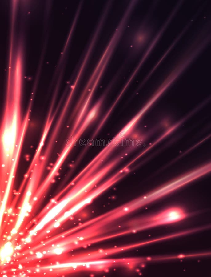 Rayons lumineux du soleil illustration de vecteur. Illustration du ciel ...