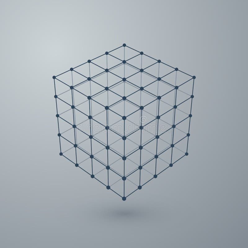 Dirigez L'illustration D'une Forme Polygonale Des Points Illustration ...