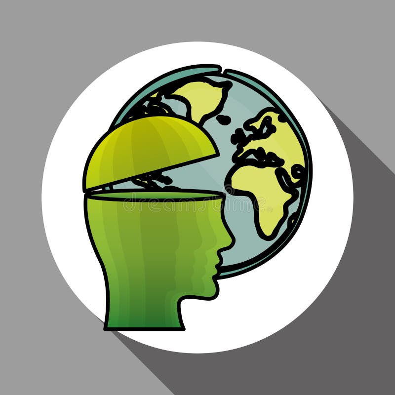 Dirigez L'illustration Du Vert Think, Icône Editable Illustration de ...