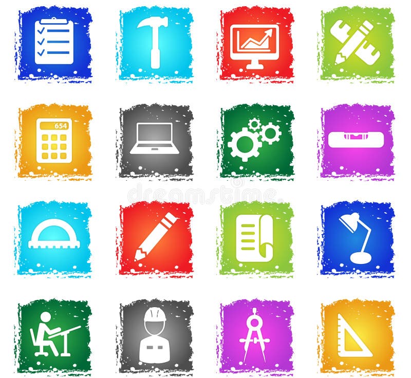 Dirigir simplemente iconos ilustración del vector. Ilustración de listo ...