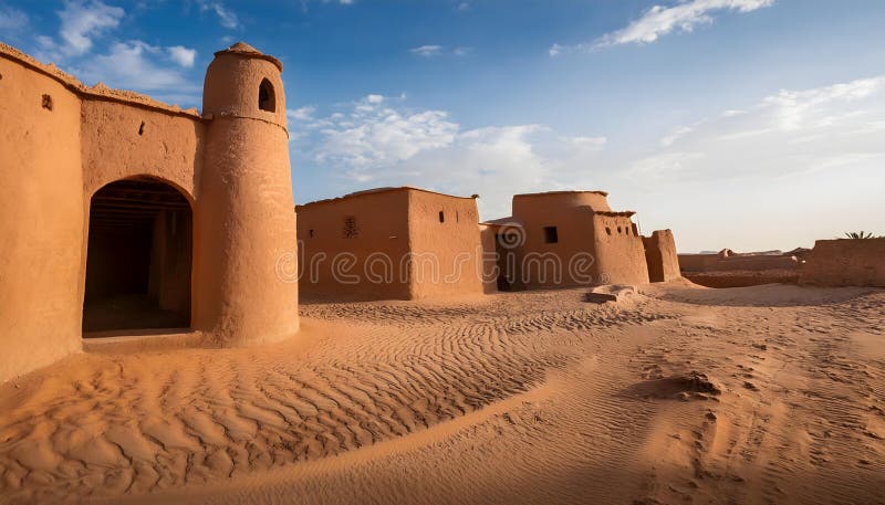 Diriyah Traditional Mud-brick Architecture Near Riyadh. Kingdom of ...