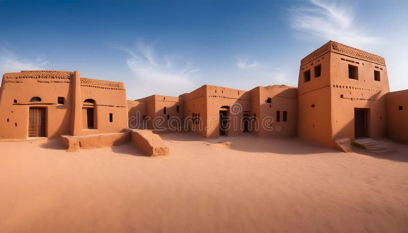 Diriyah Traditional Mud-brick Architecture Near Riyadh. Kingdom of ...