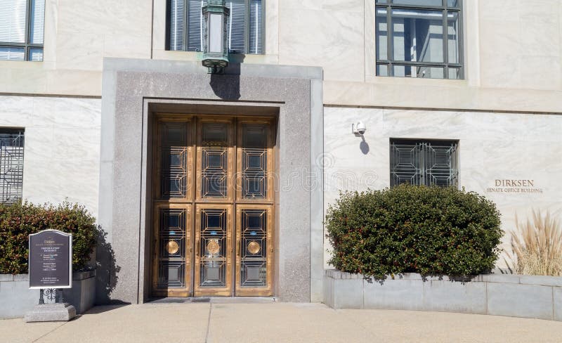 Dirksen Senate Office Building, Washington DC Stock Image - Image of ...