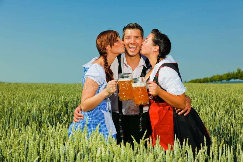 Dirndl beer oktoberfest stock image. Image of culture - 15027267