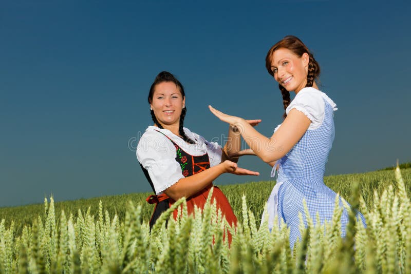 Dirndl beer oktoberfest stock image. Image of culture - 15027267