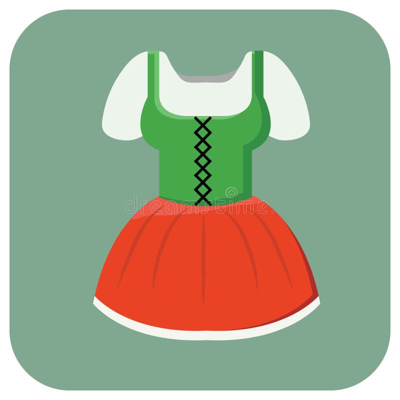 Dirndl. Vector Illustration Decorative Design Stock Vector ...