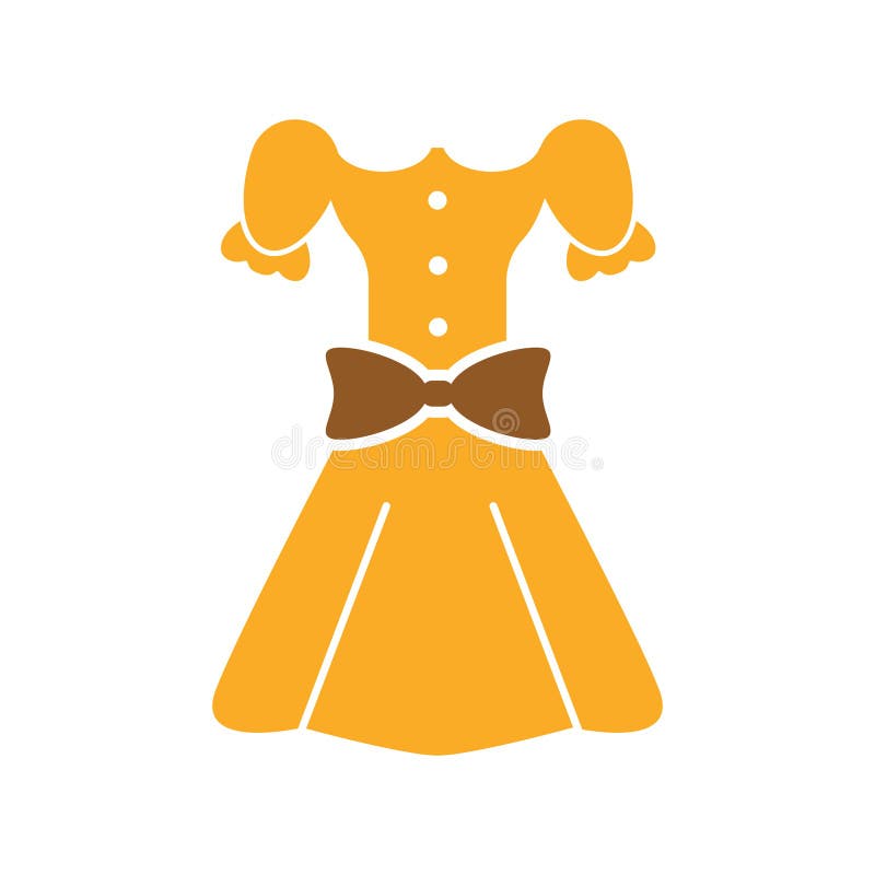 Illustration of Dirndl Traditional Dress. Stock Vector - Illustration ...