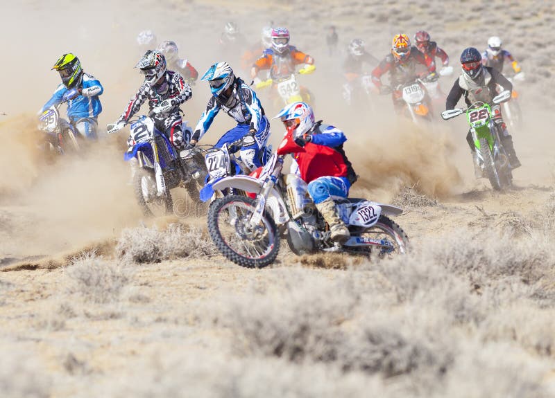 Dirt Bike Race Experts editorial stock image. Image of recreation ...