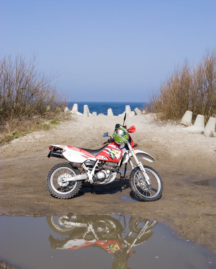 Bike by the sea stock image. Image of lifestyle, seascape - 2154919