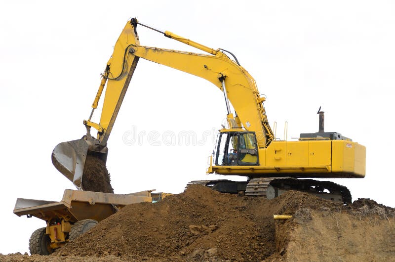 Dirt Dig stock image. Image of vehicle, freeway, dump - 21498277