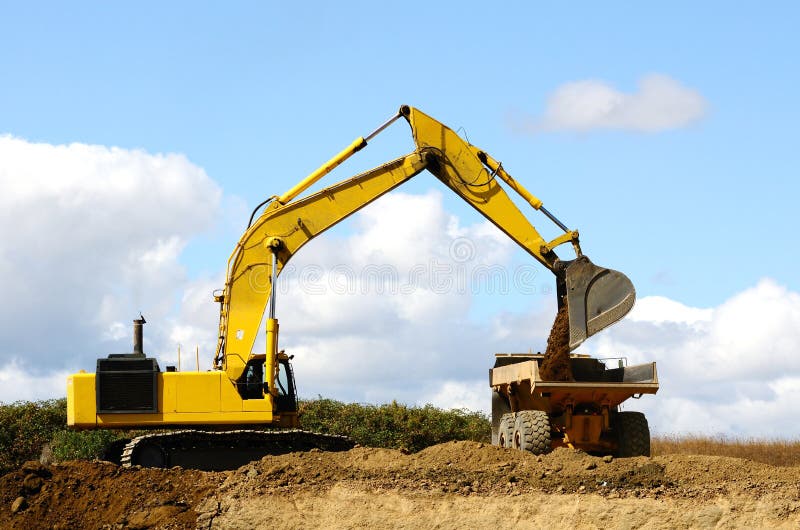 Dirt Dig stock image. Image of load, truck, excavation - 21498283