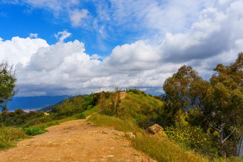 Runyon Canyon Hilltop Path Stock Photos - Free & Royalty-Free Stock ...