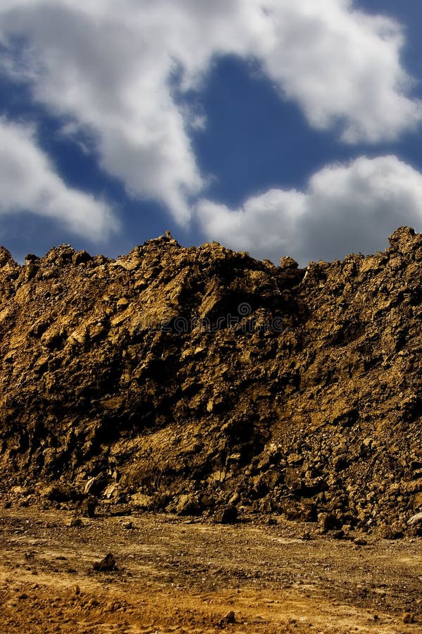 Dirt Pile stock image. Image of sand, terrain, wadi, ecoregion - 1593085