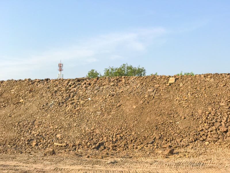 Dirt Pile stock image. Image of sand, terrain, wadi, ecoregion - 1593085