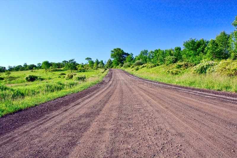 Dirt road stock photo. Image of summer, road, dirt, meadow - 10008792