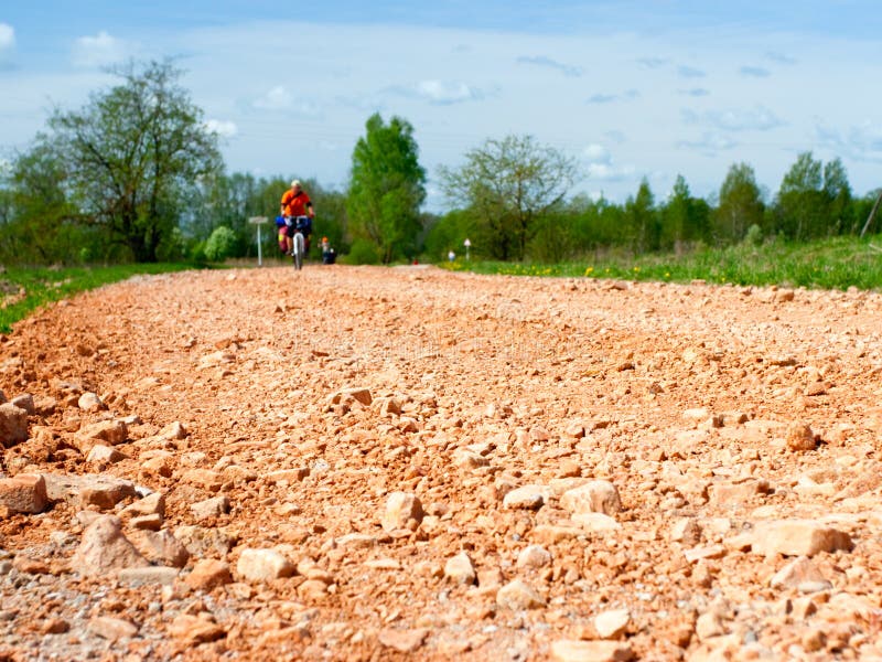 Dirt road stock image. Image of cycling, land, mountain - 10179845