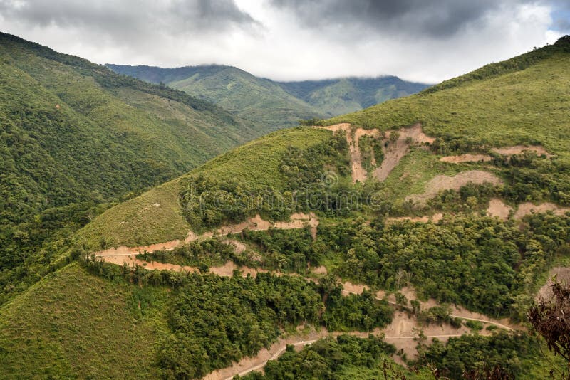 Dirt Road in Chin State, Myanmar Stock Image - Image of region, scenic ...