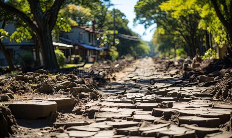 Dirt Road Covered with Rocks Stock Image - Image of solid, road: 310643095