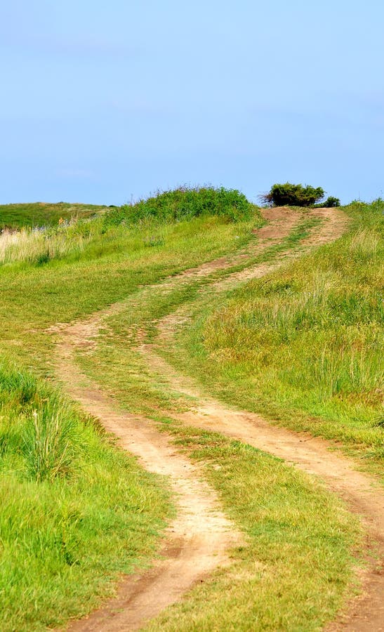 Road Leads into Mountains Far Away Stock Image - Image of mountain ...