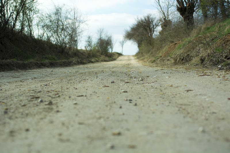 Dirt road stock photo. Image of perspective, dirt, field - 117815716