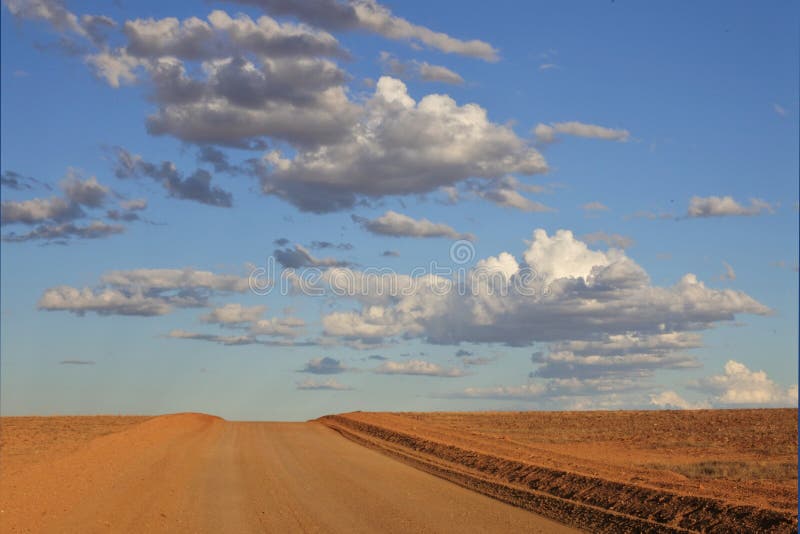 Dirt Road in the Outback of Australia Stock Image - Image of explore ...