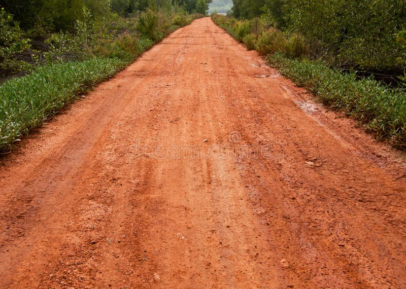 African dirt-track. stock photo. Image of desert, arid - 2108526