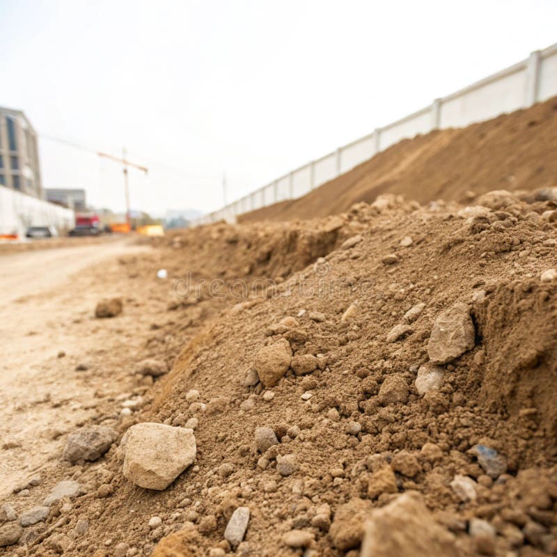 Dirt Texture Fresh Dirt Background Texture Taken from a Construction ...