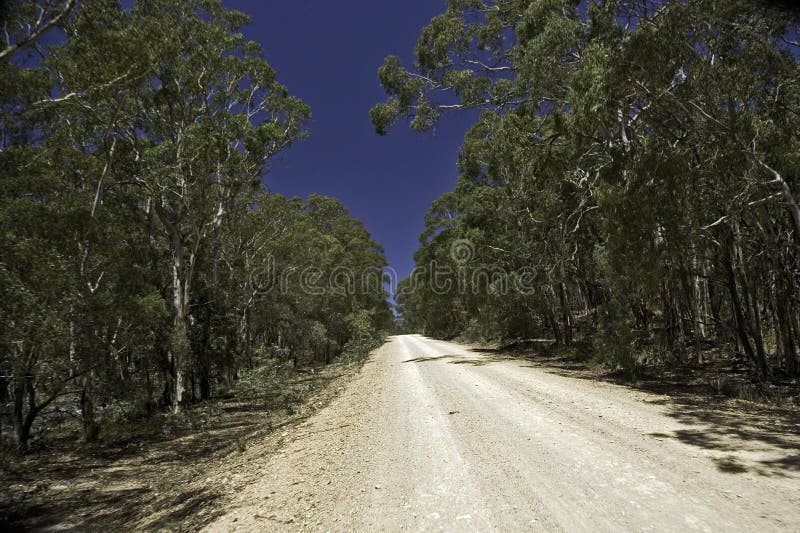 Dirt track road stock image. Image of outback, road, blue - 19789325