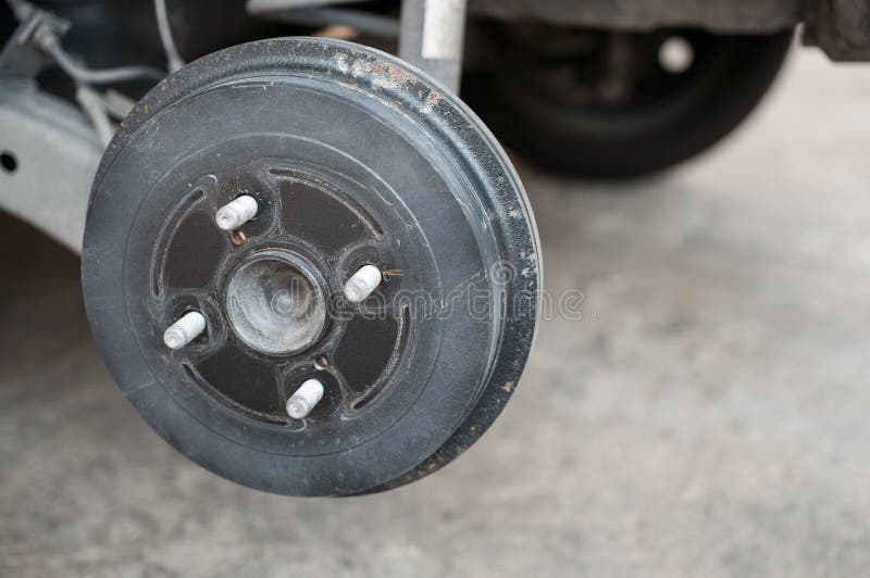 Dirt wheel without tire stock image. Image of puncture - 81446161