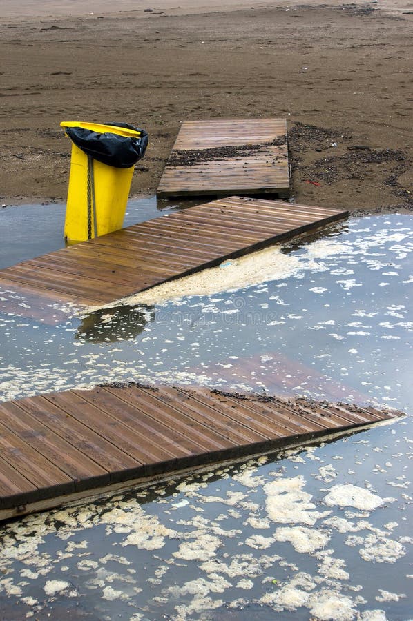 Dirtiness Due To Torrential Rain Stock Photo - Image of dirt, pollute ...