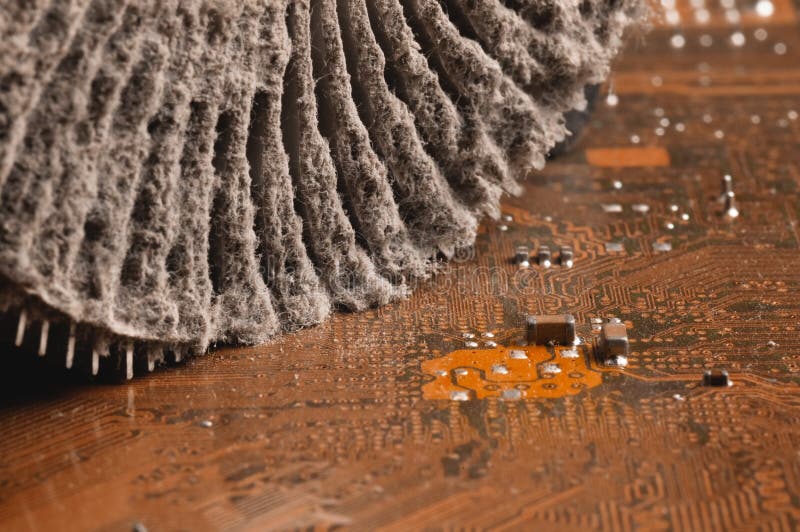 Dirty Aluminum Heatsink for Cooling the Central Processing Unit of a ...